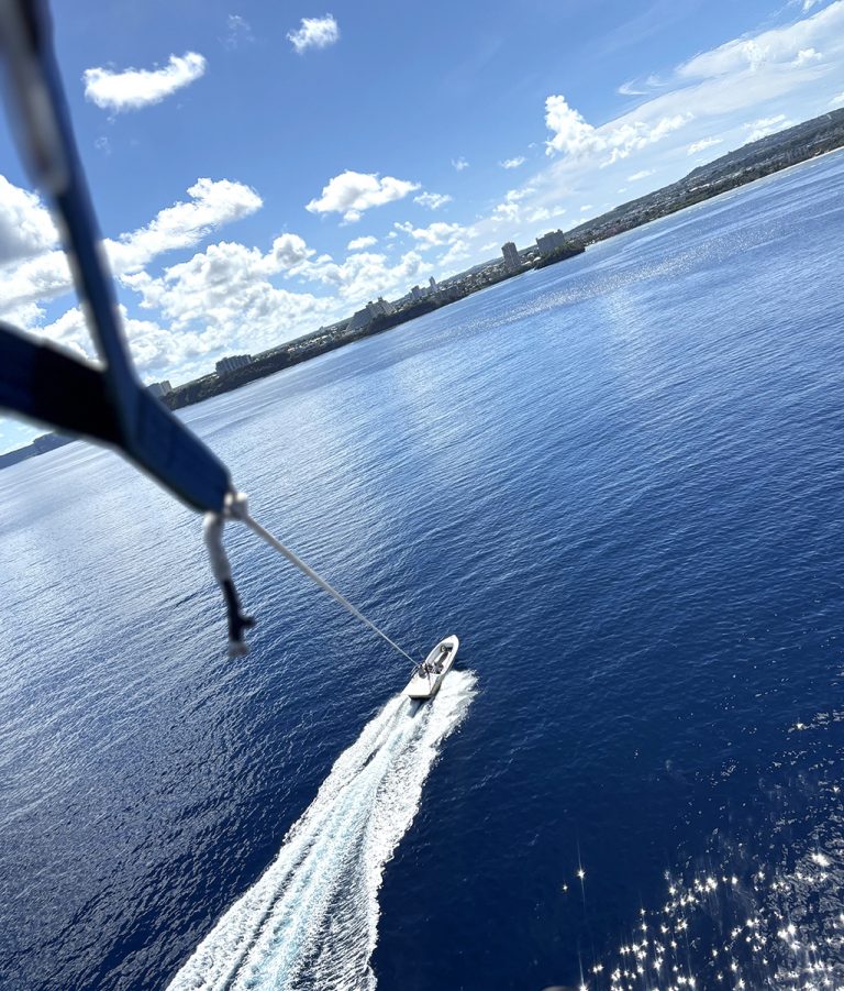 Thrills and Excitement! Experience Guam's Ocean with Parasailing ...