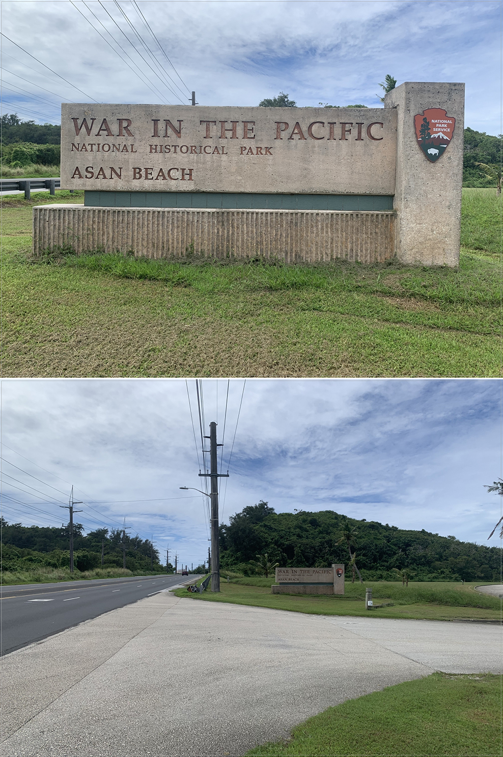 Driving in Southern Guam by Rental Car Part 1 Asan Pacific War ...